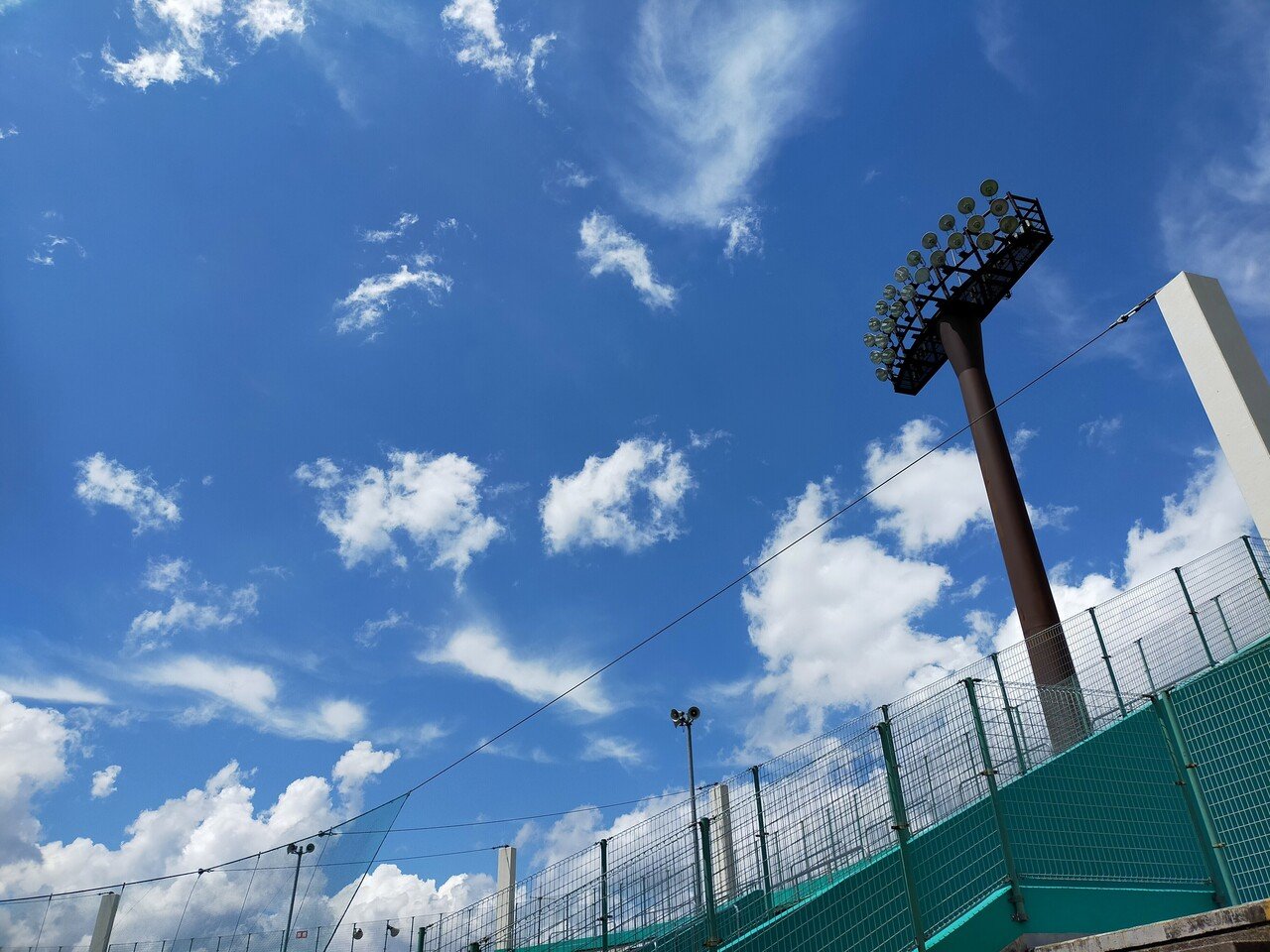 中総体 野球の応援 またまたいい天気すぎる｜shiho｜note