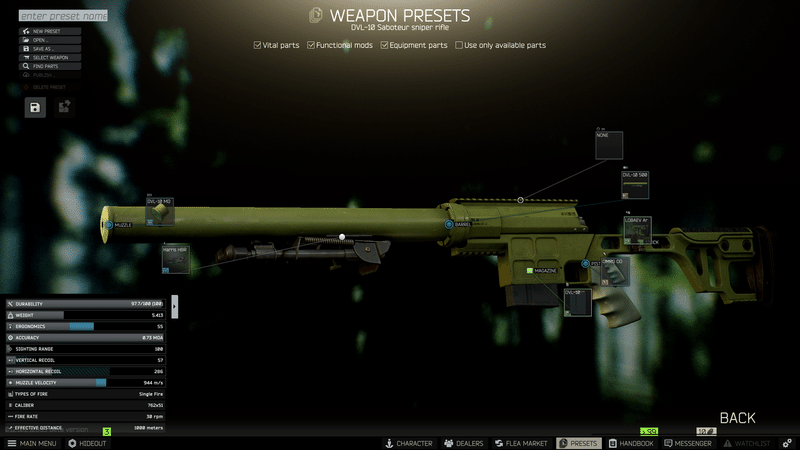 【EFT】ボルトアクションスナイパーおすすめカスタム4選 【タルコフ】｜Rai