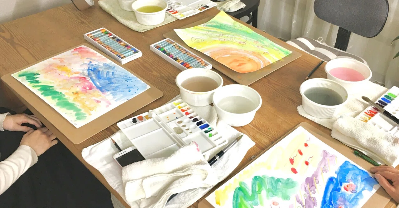 親子でアートセラピー。 「お互いの違いに気づくことができ、娘への信頼が深まりました」｜アーティスト石川礼子の田舎暮らし｜note