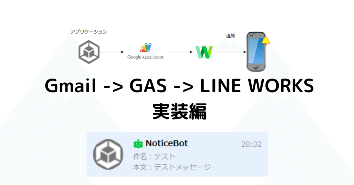ないなら組み合わせれば良い～Gmail to LINEWORKS実装編～｜岩澤 樹/NPO業務Hack