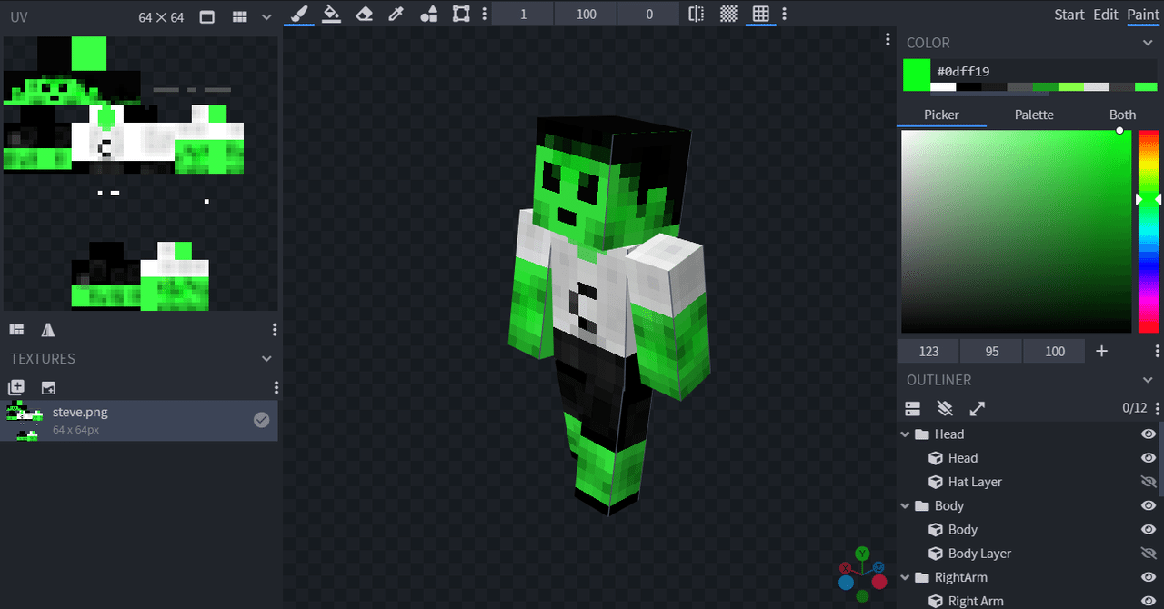 Blockbench（ブロックベンチ）でマイクラのスキンを作ってみよう！【有料記事】｜CoderDojo名護 / CoderDojo CoderDojo 恩納@OIST