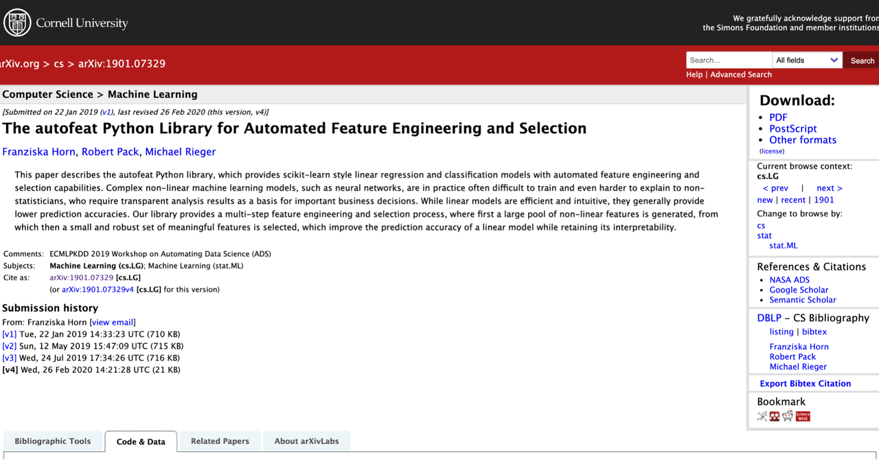 超簡単Pythonで株価データ特徴量自動抽出（AutoFeat利用）｜10mohi6