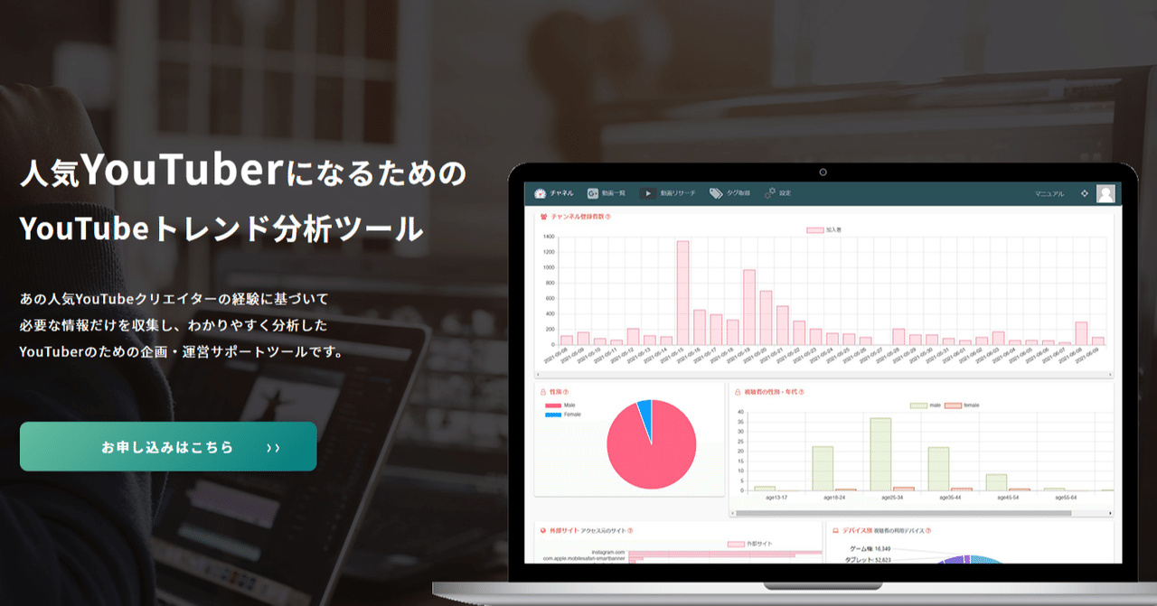 YouTube分析ツールチャンネルトラッカー（Channel Tracker）でチャンネル伸び悩みからおさらばしよう！｜masuku_mama