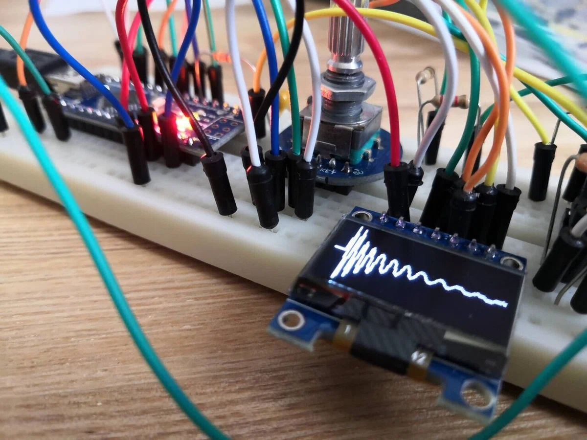 Building an Arduino OLED Oscilloscope & Spectrum Analyzer for 800 Yen ...