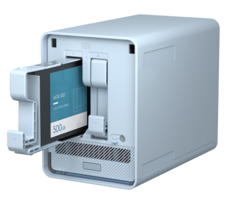 家庭や個人事業主にぴったり。NAS機能付きトライバンドメッシュWi-Fiルーター「QMiroPlus-201W」｜QNAP Japan