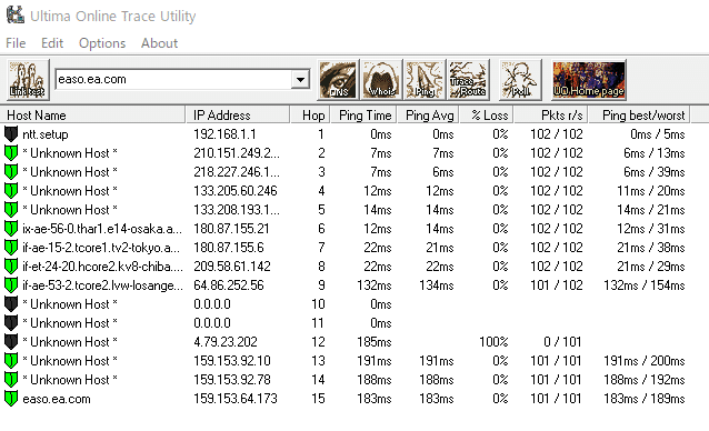 EA鯖のpingがめっちゃ高くてゲームができない話｜望月玲