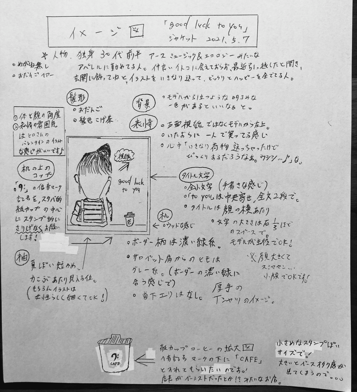 good luck to you/ライナーノーツ①｜kousuke saito