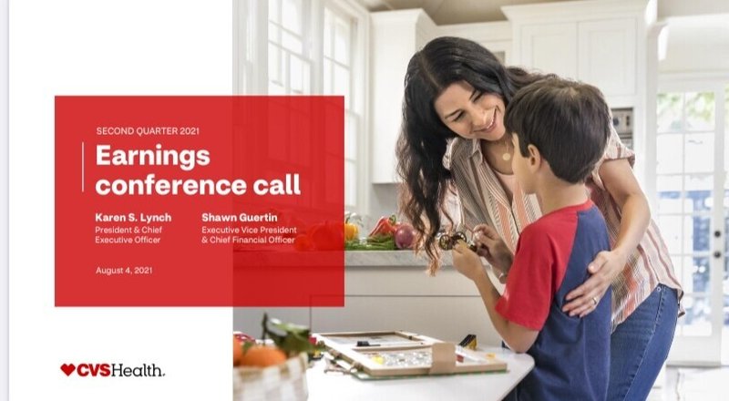 CVSヘルス(CVS)が2021年2Qの決算発表｜tack｜note