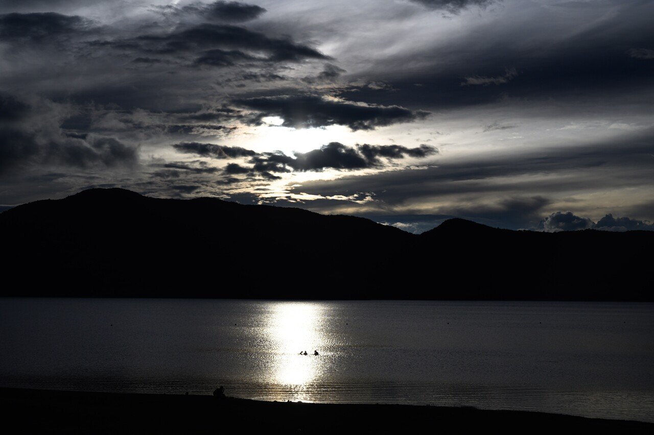 湖畔の夕暮れ｜vlog_tottiy