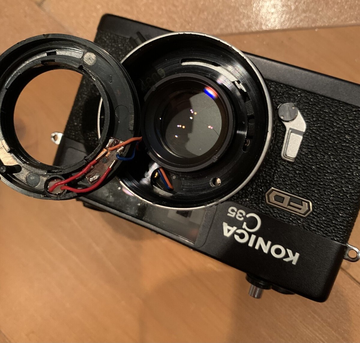 コニカc35FDのCdS移植|フィルム文化を守る会 コニカc35FDのCdS移植|フィルム文化を守る会