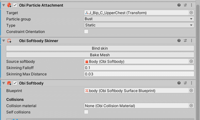 Obi Softbodyでおっぱいを揉みたい｜とりにく
