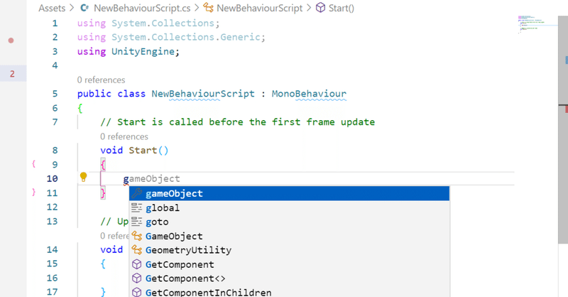 【Unity：VSCode】VSCodeでUnityのインテリセンスを機能させる最小構成｜oganes