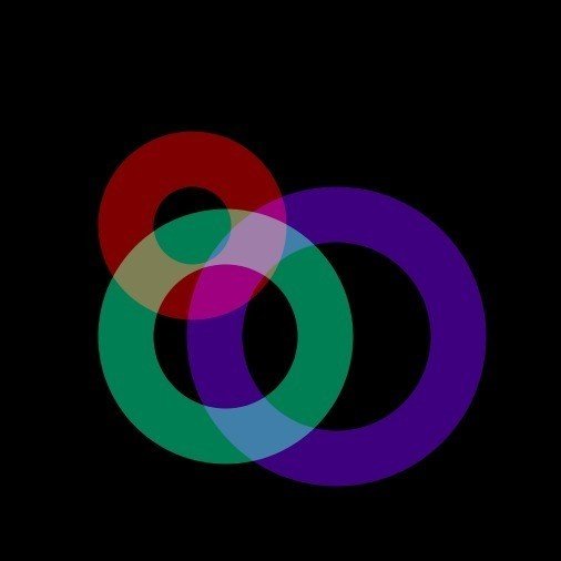 ぼんやり光る効果を出す簡単な方法 その1 : Processing Tips｜deconbatch