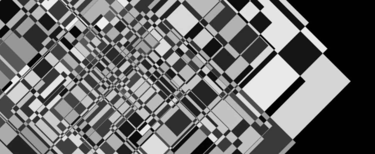 Shades of Grey. : Processing 2D アニメーション作例｜deconbatch