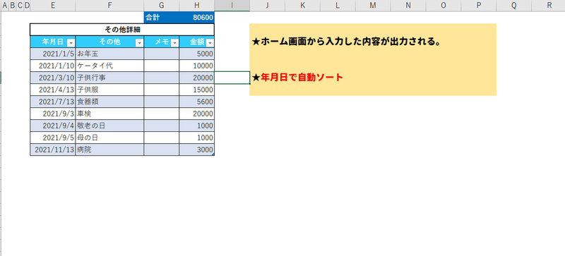 【VBAアプリ】家計簿アプリ作成｜yuko_webstudy1234