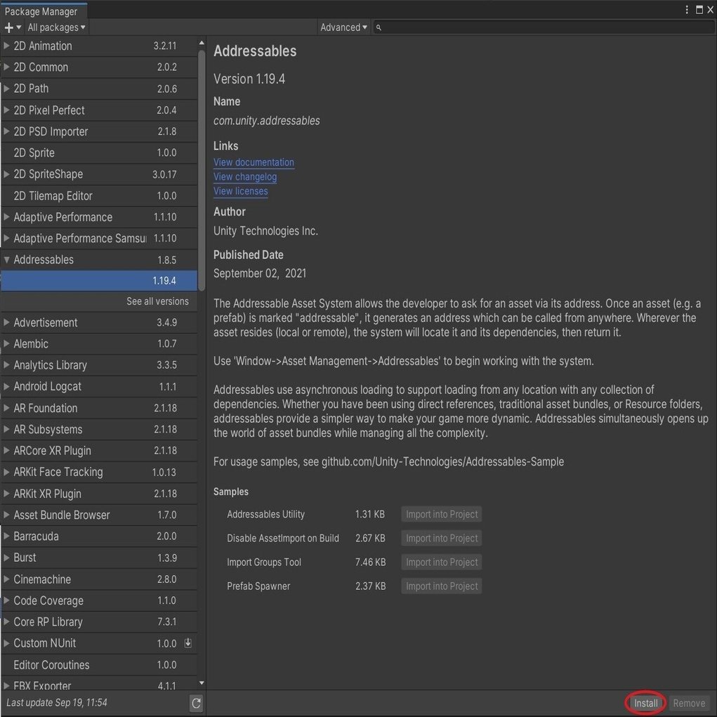 【Unity】Addressable Asset Systemをサクッと使ってみよう｜Hiko｜note