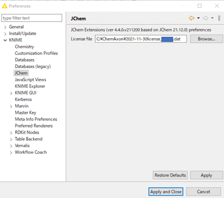 【JChem】ChemAxon/Infocomノード群を使ってみよう_04_JChemノード群導入編｜ナイメスト