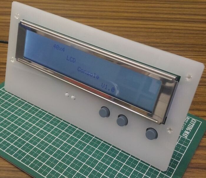 キャラクタLCD コンソール｜uPyC