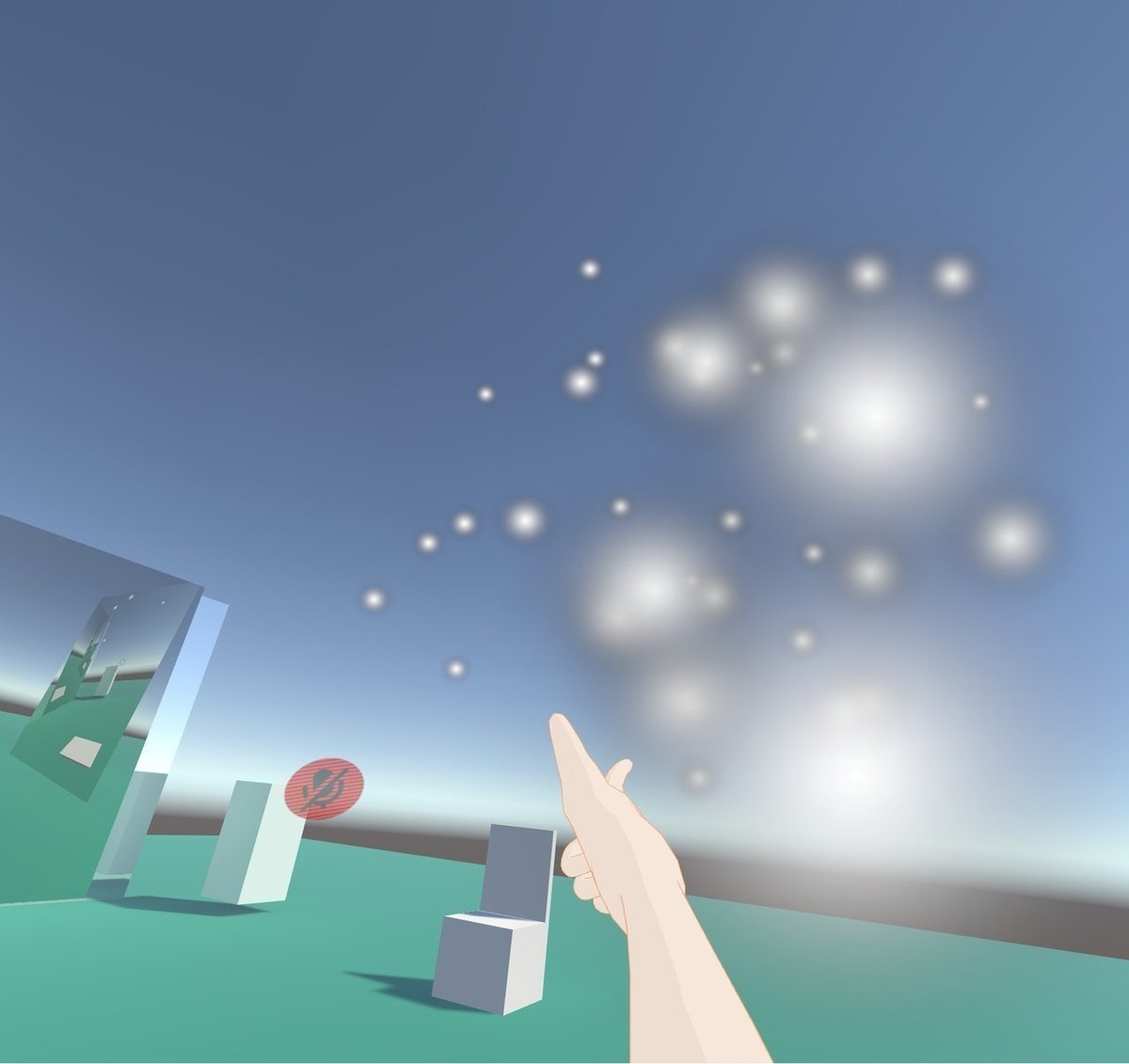 VRChatでParticleで魔法とか銃とか撃つ方法とそのSimulation Spaceの注意点｜さささ