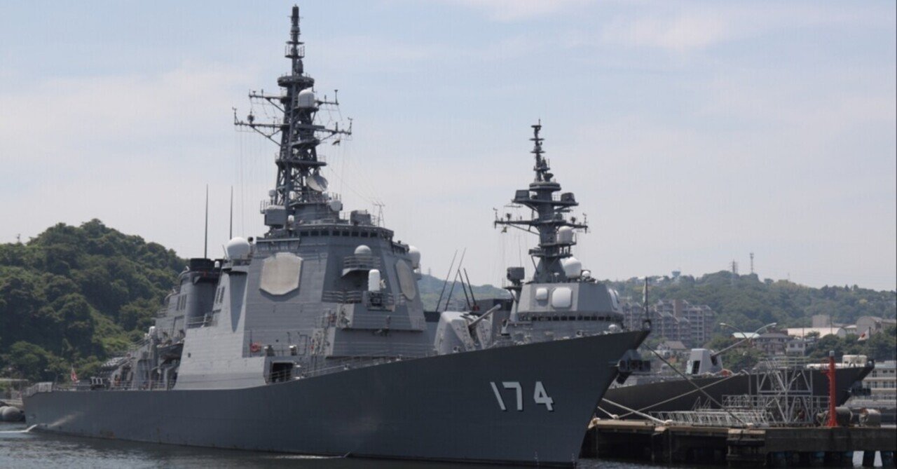 オート・メラーラ127mm速射砲とこんごうとしらね｜Kenichiro Wada