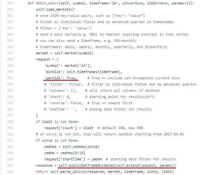 [ccxt]BitMEXでのfetch_ohlcvの使い方と注意点｜Nagi