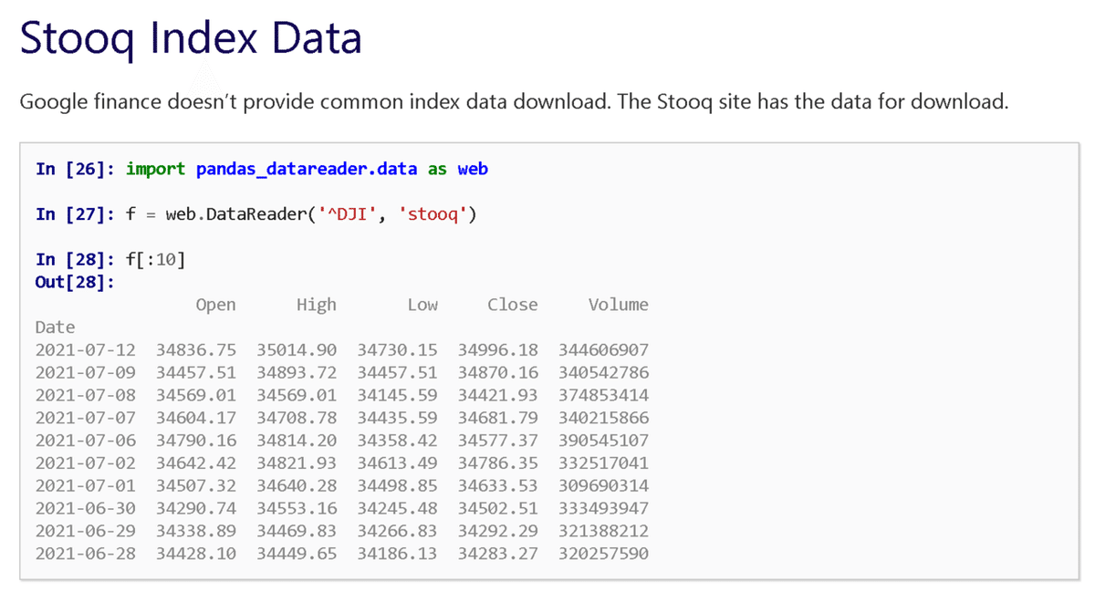 Pythonでやってみた2：株価取得/可視化（pandas-datareader）｜KIYO