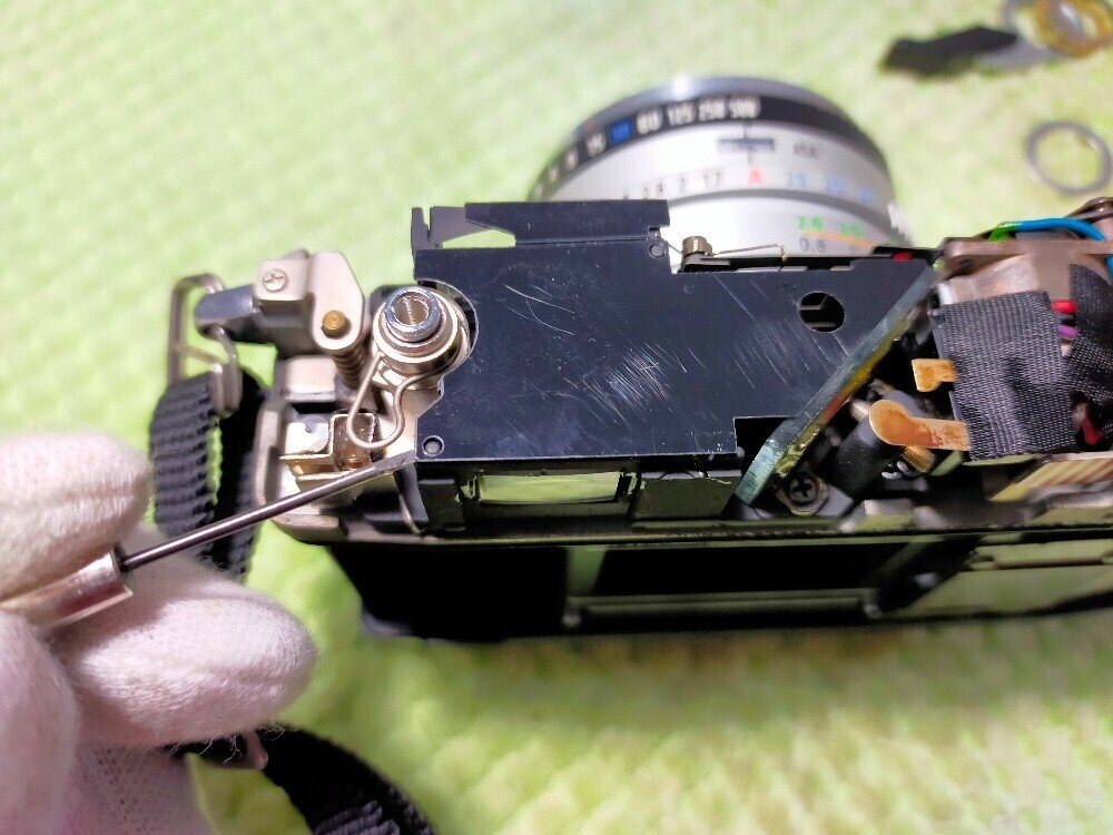 Canon Canonet Giii QL17の分解|フィルムカメラ修理のアクアカメラ Canon Canonet Giii QL17の分解|フィルムカメラ修理のアクアカメラ