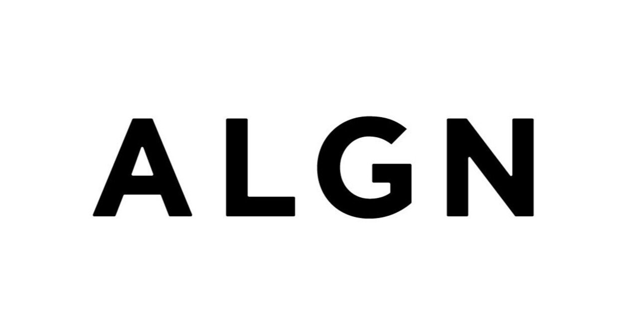 ALGN はじめました。｜ALGN