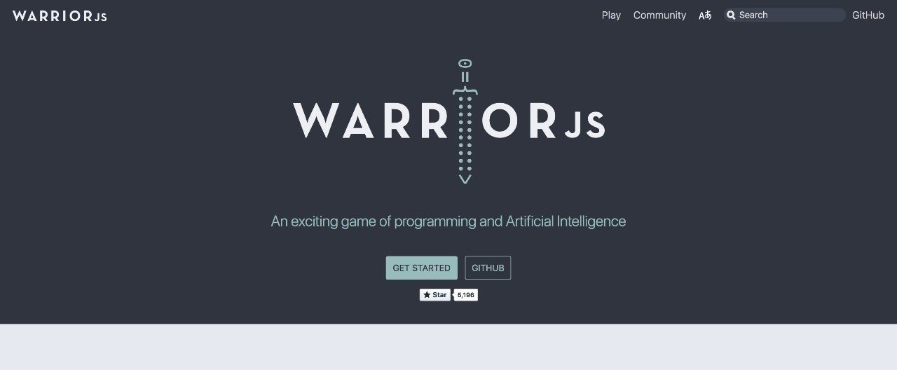 JavaScriptを書いて進むRPGゲーム WarriorJS 他2点 - 2018/05/13のProduct Hunt｜dorimi@インターネットが大好き｜note