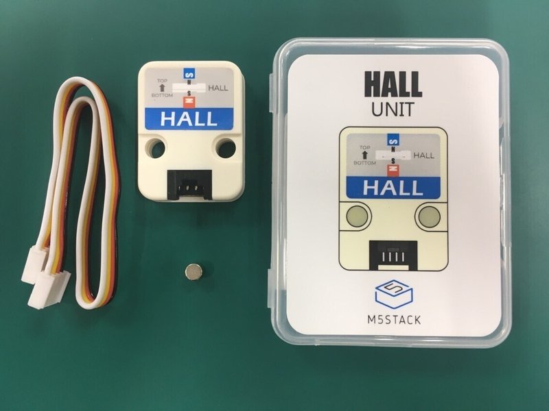 ホールセンサーを使ってみた M5Stack｜46u