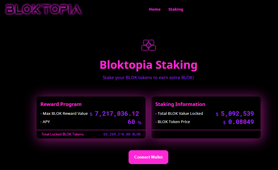 仮想通貨『BLOK（BLOKTOPIA）』ステーキング方法｜noteid7790
