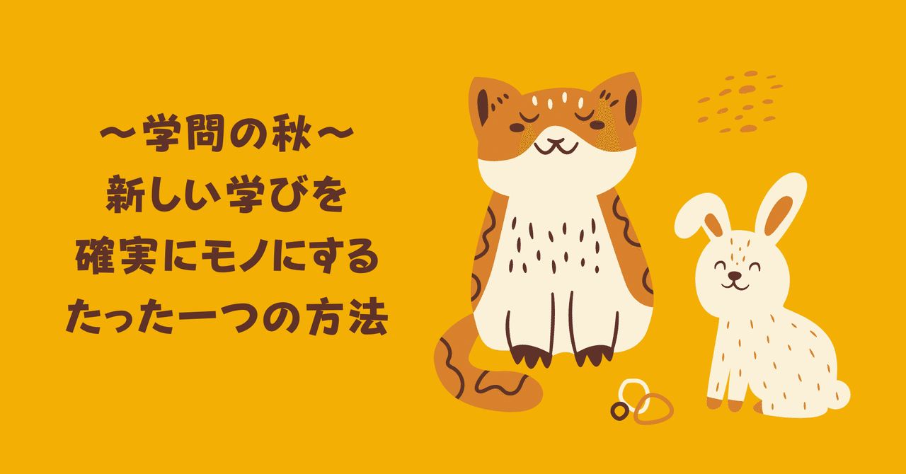 新しい学びを確実にモノにするたった一つの方法｜Yuuka | Math × プログラミング｜note