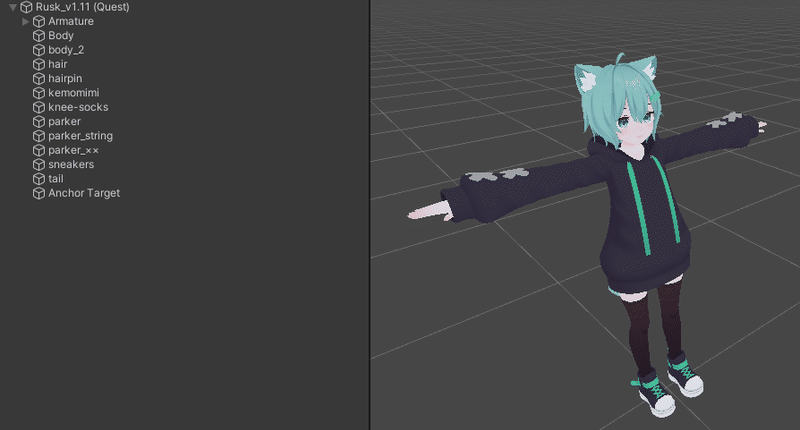 Unityアセットの力でFallbackアバターを作ろう[VRChat]｜Ran_kotonoha