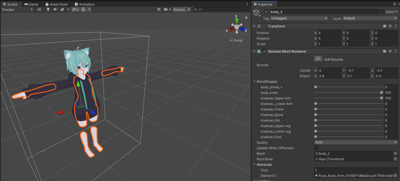 Unityアセットの力でFallbackアバターを作ろう[VRChat]｜Ran_kotonoha