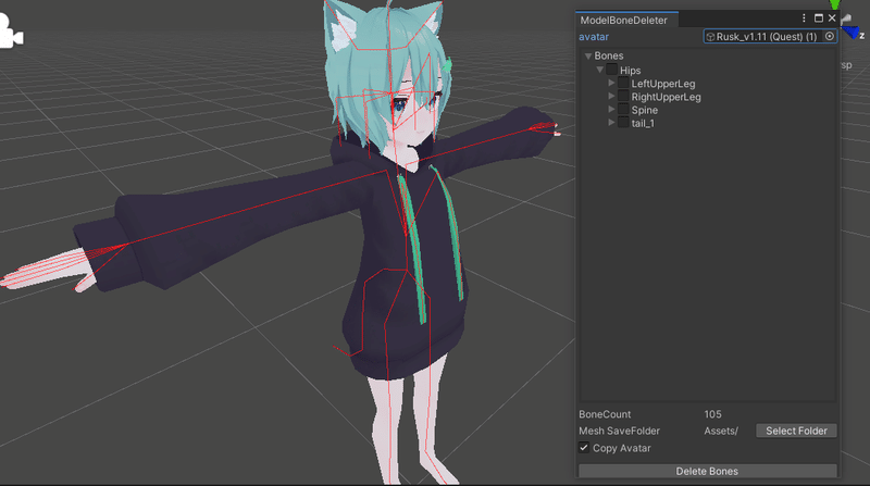 Unityアセットの力でFallbackアバターを作ろう[VRChat]｜Ran_kotonoha