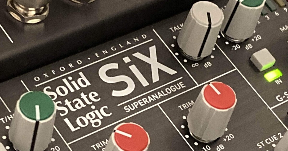 Solid State Logic SiX【導入編】｜Wataru Naruse