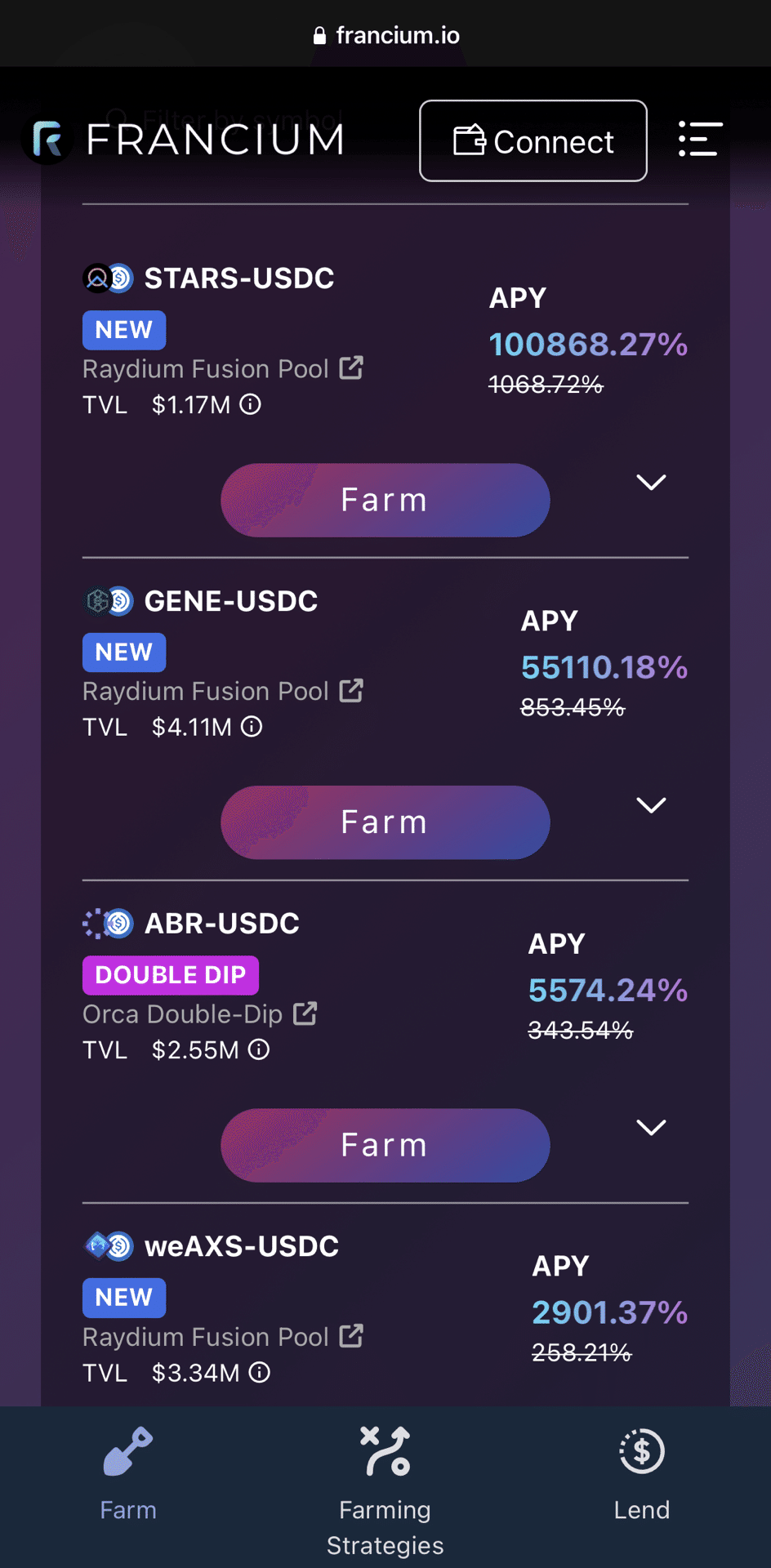 仮想通貨Solanaで高利回りDeFi 【Francium】｜けい@NFT/DeFi医師