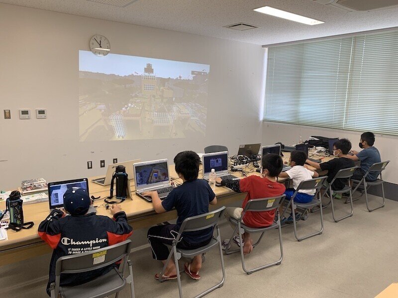 Minecraft グローバル ビルド チャレンジ2021に参加して｜CoderDojo名護 / CoderDojo CoderDojo 恩納@OIST