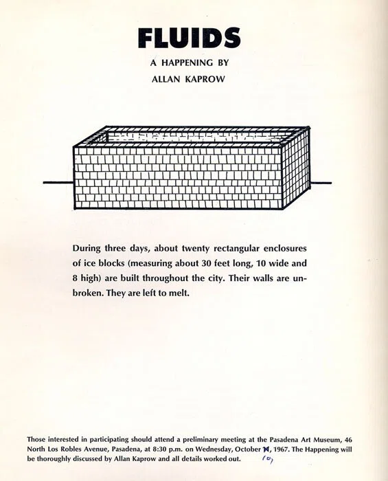 Fluid - Happening by Allan Kaprow｜artoday - chiaki