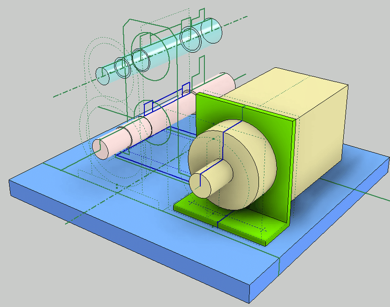 Inventor / Top-down design / Drive unit (Chapter 1) | GrabCAD Tutorials Inventor / Top-down design / Drive unit (Chapter 1) | GrabCAD Tutorials