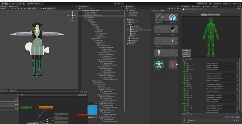 もう悩まない！（かもしれない）Unity/VRChat向けのHumanoid Rig/Bone/ボーン/骨の設定｜Miyoko｜note