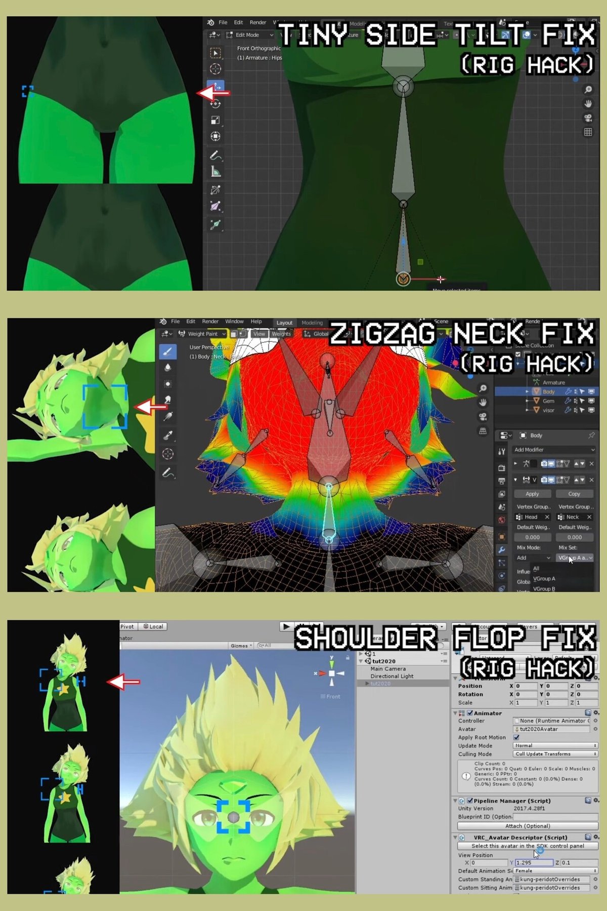 もう悩まない！（かもしれない）Unity/VRChat向けのHumanoid Rig/Bone/ボーン/骨の設定｜Miyoko