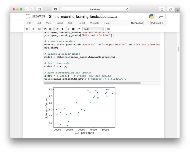 「scikit-learnとTensorFlowによる実践機械学習」を実践するためのPython環境構築｜からあげ(karaage0703)