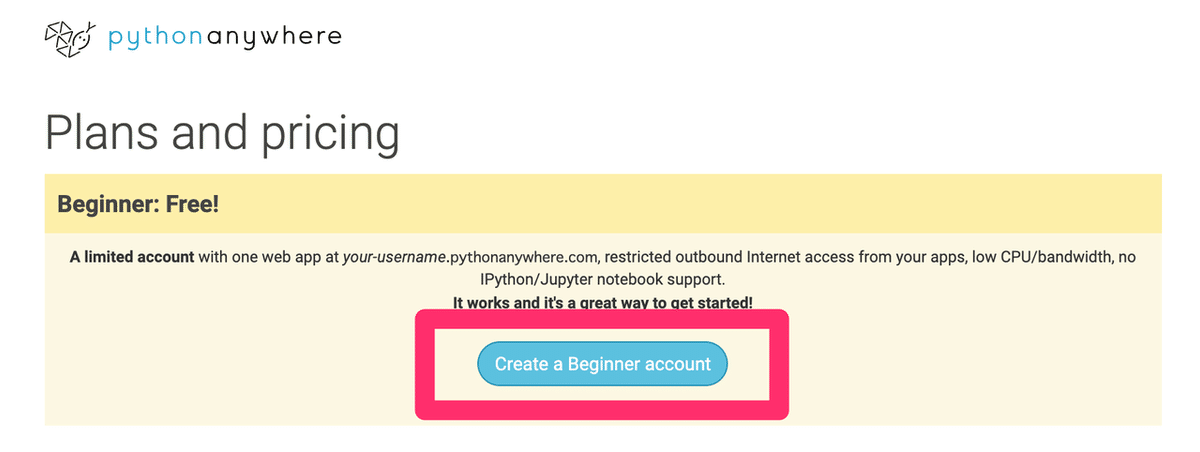 【pythonanywhere】デプロイしてみた｜hondy