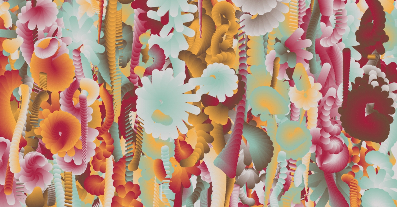 新作NFTアート作品「Spiral Garden」リリースしました｜reona396｜note