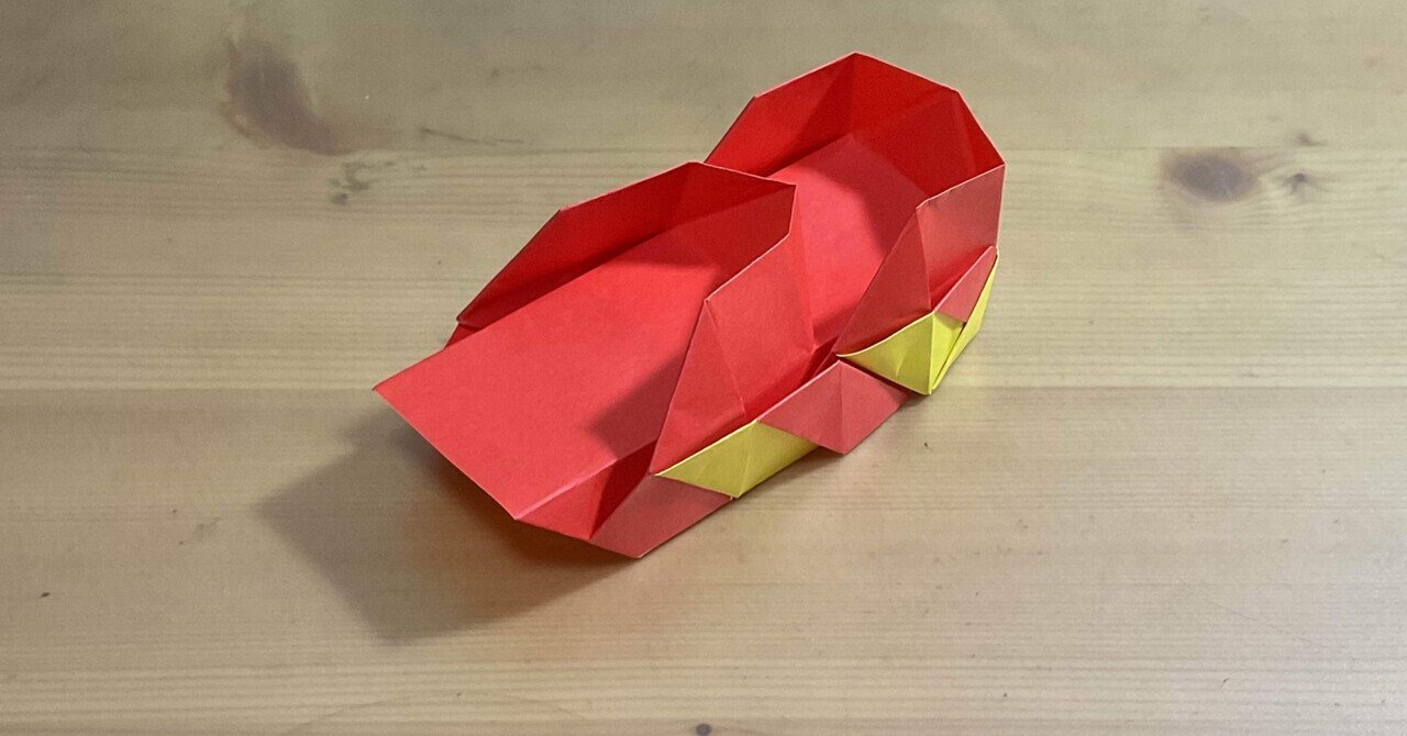 折り紙でソリを折ってみよう！origami sled｜ともすぅ折り紙