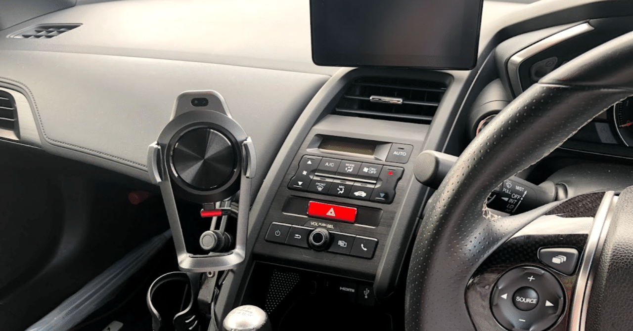 ビートソニック S660専用スタンドに無線充電のスマホホルダーを付ける｜ysk