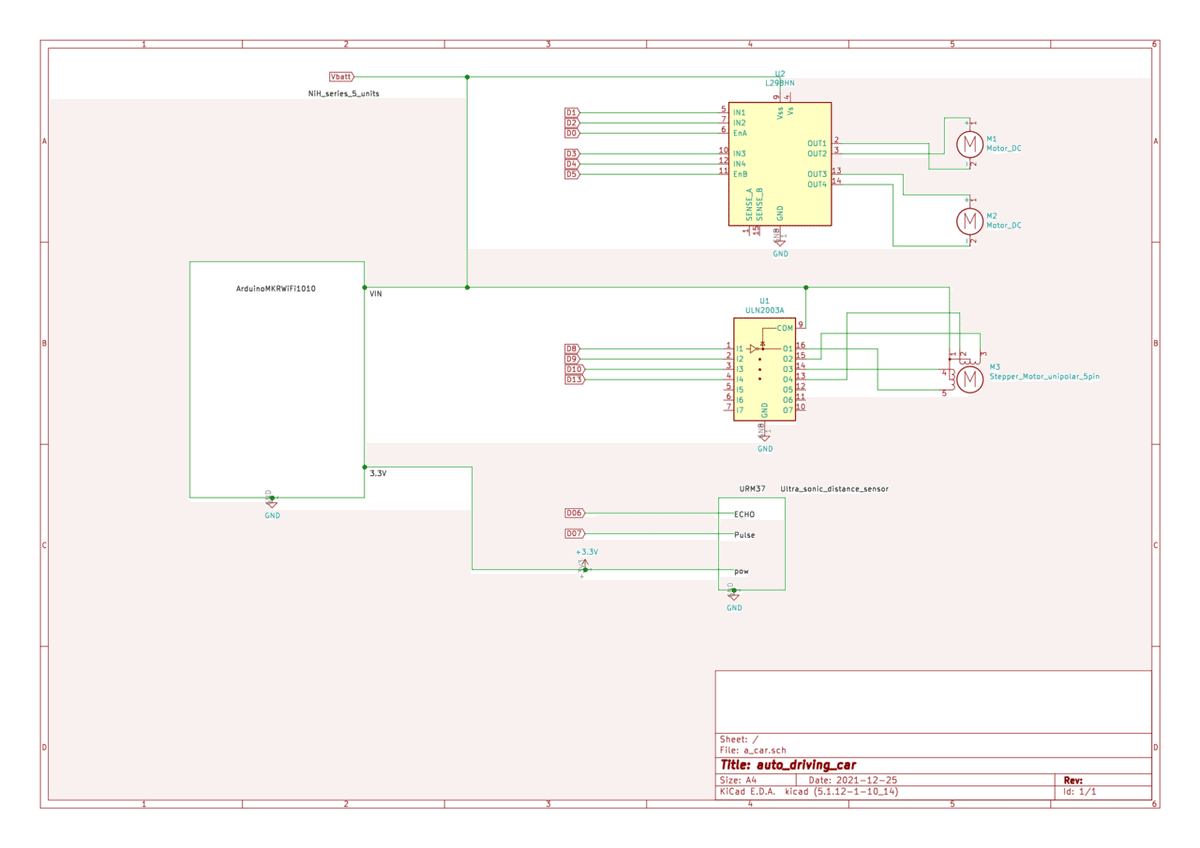 Arduino carの回路図｜coderdojoisehara