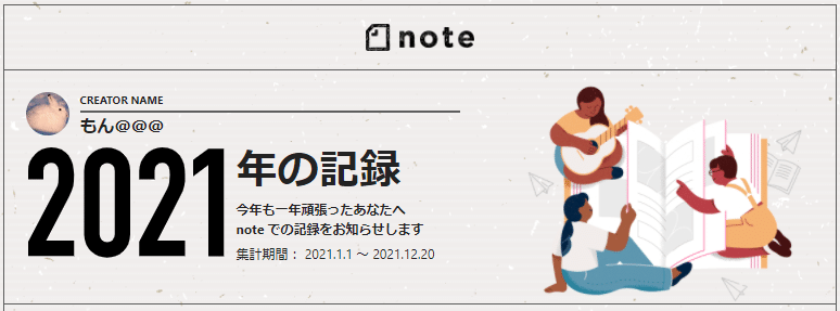 note2021年の記録をまとめてみた。【Tinderレポ】｜もん@@@