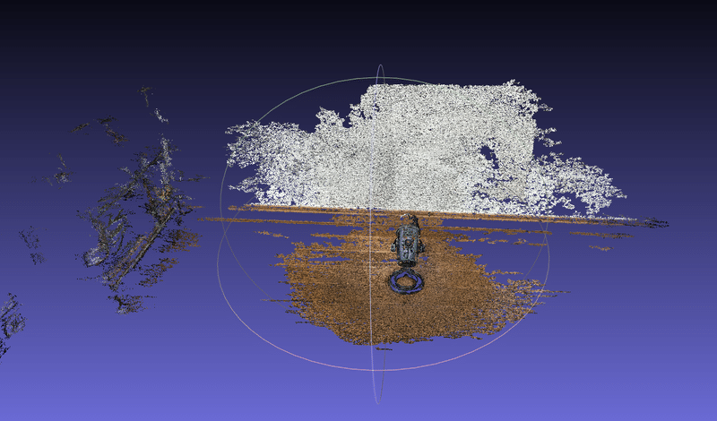 3次元再構成技術VisualSFMを使ってみた｜ヨルワシ（Eryr13）